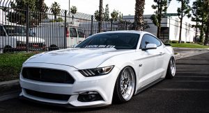 Stanced Ford Mustang GT On Custom Wheels Does Look Troubled Indeed ...