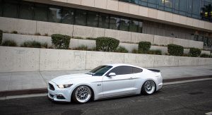 Stanced Ford Mustang GT On Custom Wheels Does Look Troubled Indeed ...