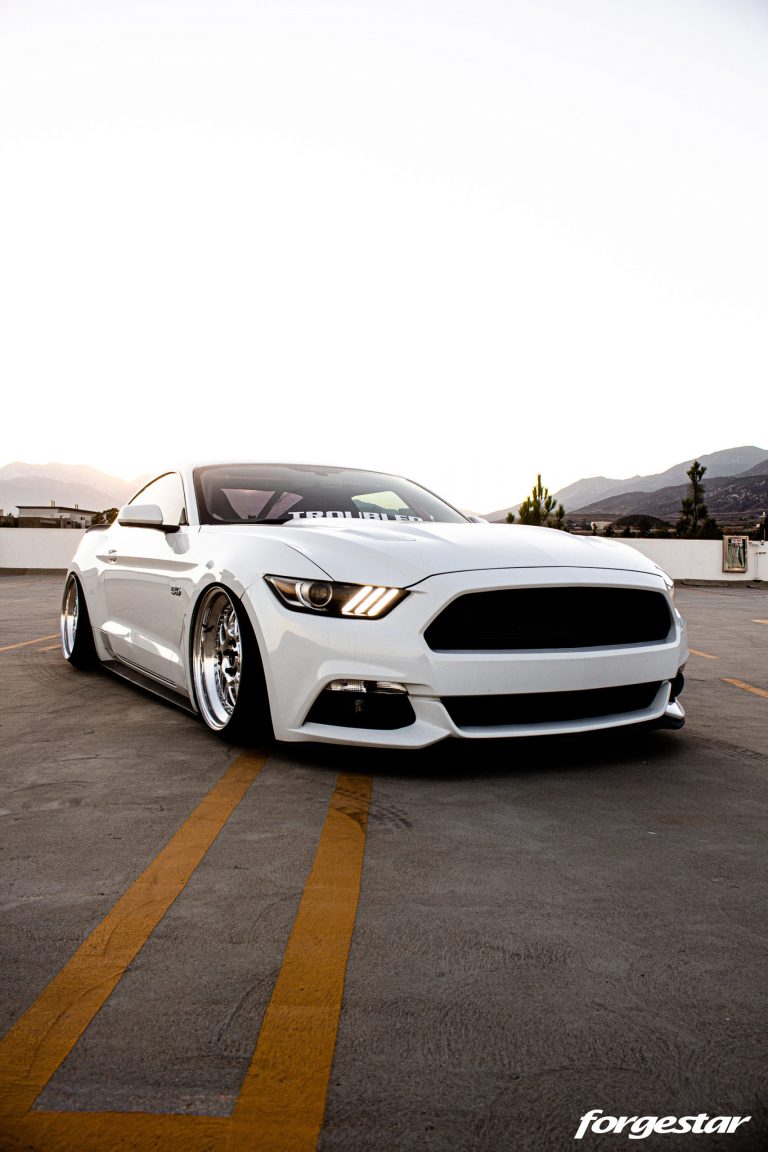 Stanced Ford Mustang GT On Custom Wheels Does Look Troubled Indeed ...