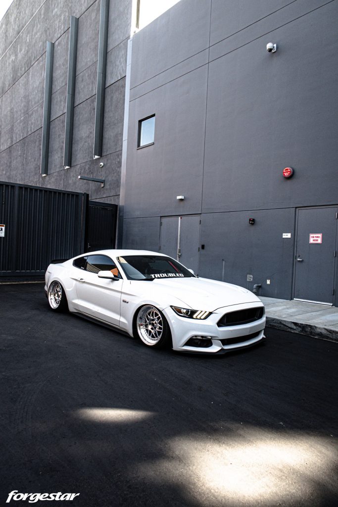 Stanced Ford Mustang GT On Custom Wheels Does Look Troubled Indeed ...
