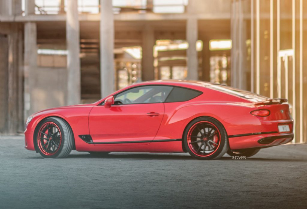 How Much Red Is Too Much? Meet Strasse’s Custom Bentley Continental GT ...