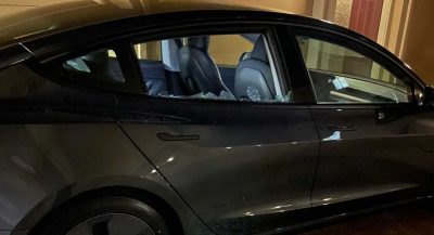 Tesla Model 3 Window Shatters Spontaneously Minutes After Taking ...