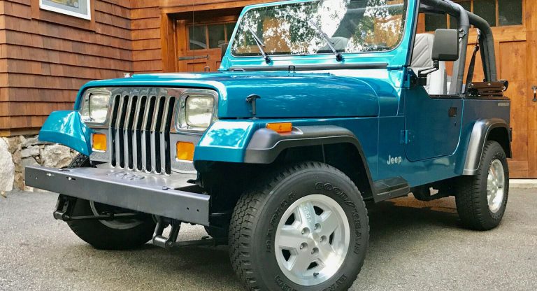 Turn Back Time With This Low-Mileage, $32k Jeep Wrangler YJ From 1993 ...