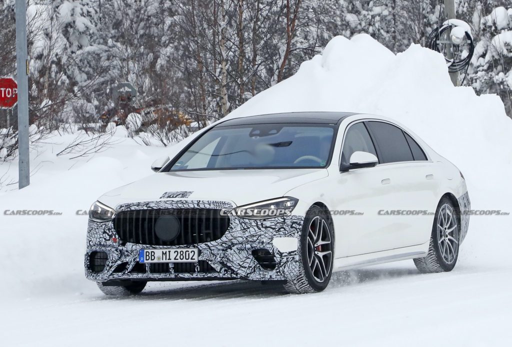 2022 Mercedes-AMG S63e Loses More Camo For Our Best Look Yet | Carscoops
