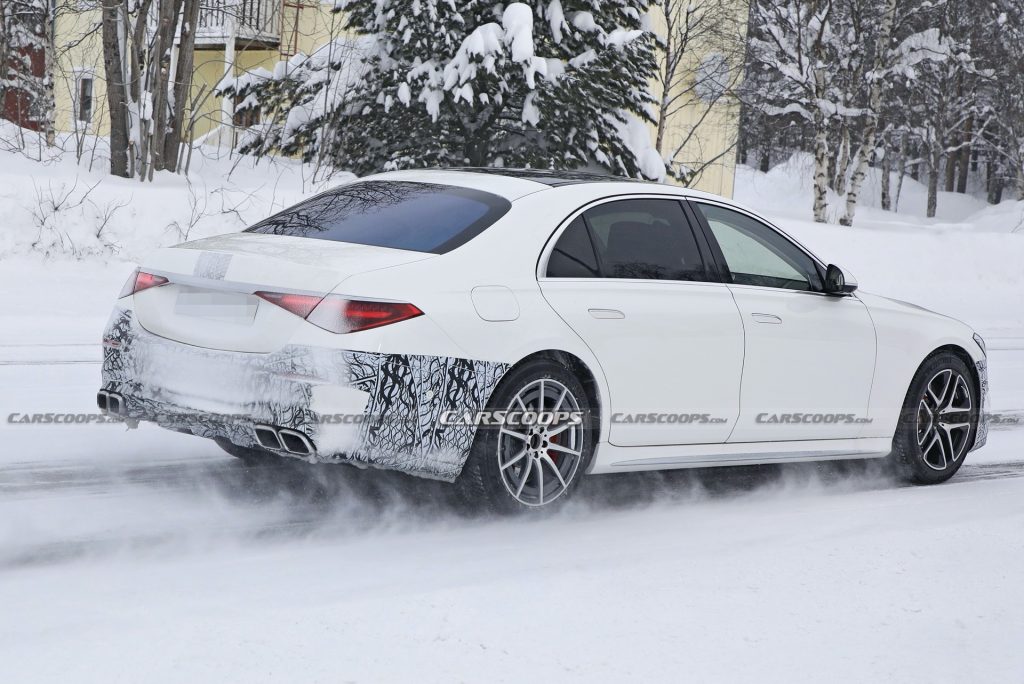 2022 Mercedes-AMG S63e Loses More Camo For Our Best Look Yet | Carscoops