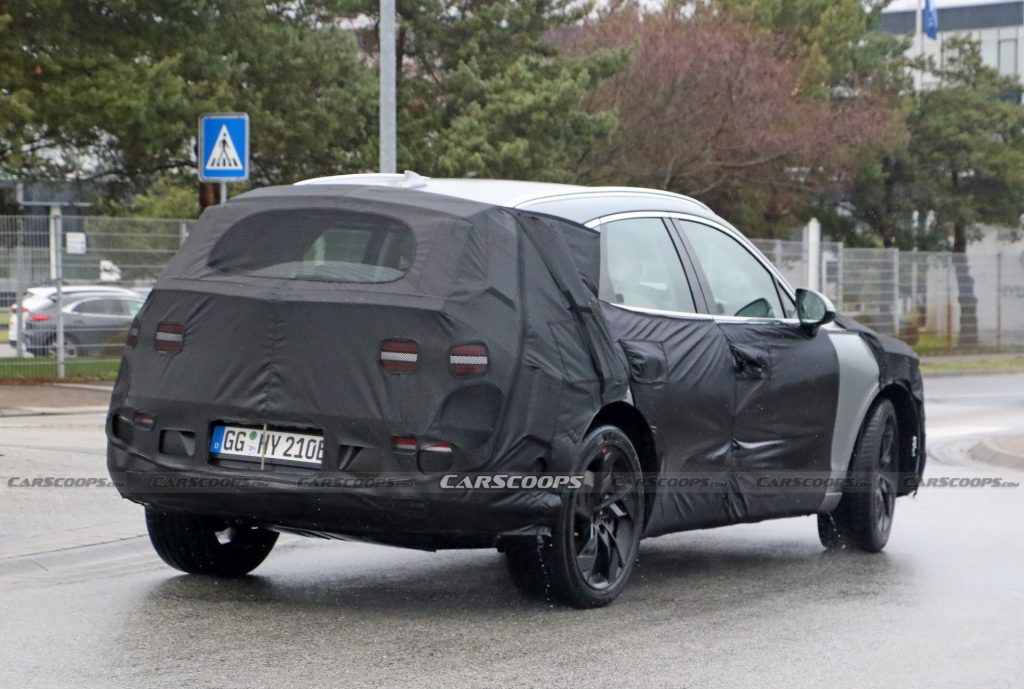 Electrified Genesis eGV70 SUV Makes Spy Debut Under Heavy Camouflage ...