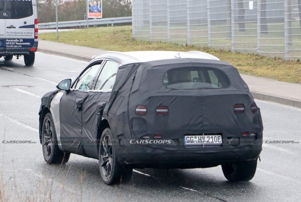Electrified Genesis eGV70 SUV Makes Spy Debut Under Heavy Camouflage ...