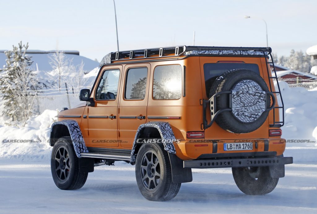 Does Bright Orange Suit The New 2022 Mercedes G-Class 4×4 Squared ...