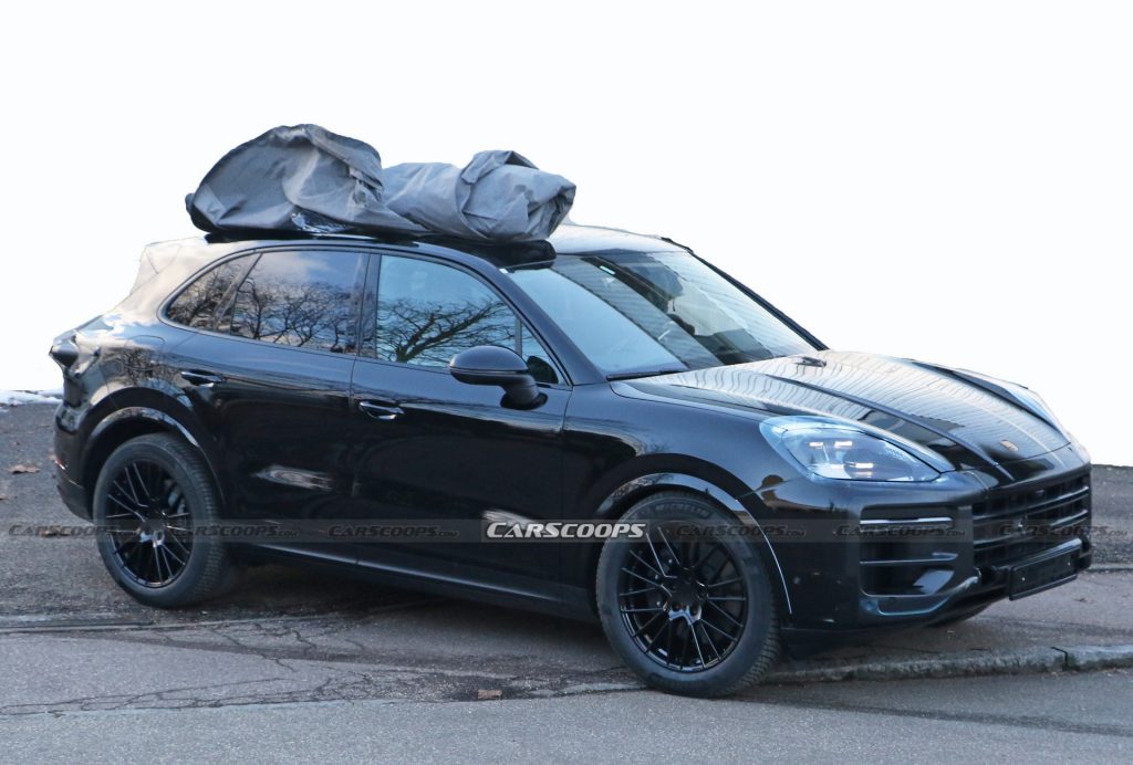 Porsche Cayenne Facelift Spied Testing With New Front And Rear Design ...