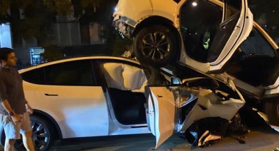 Tesla Model Y Rear-Ends SUV, Driver Blames Autopilot | Carscoops