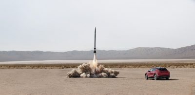 Ford Mustang Mach-E Fights Range Anxiety By Taking On A 12-Foot Rocket ...