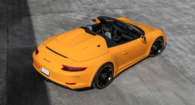 32-mile Porsche 911 Speedster Looks Stunning In $13k One-Off Yellow ...