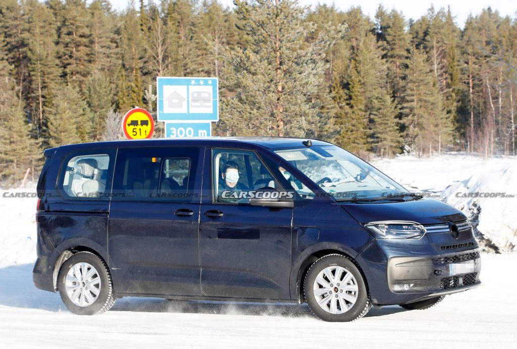 VW T7 Multivan Spied And Teased Ahead Of Its Impending Debut | Carscoops