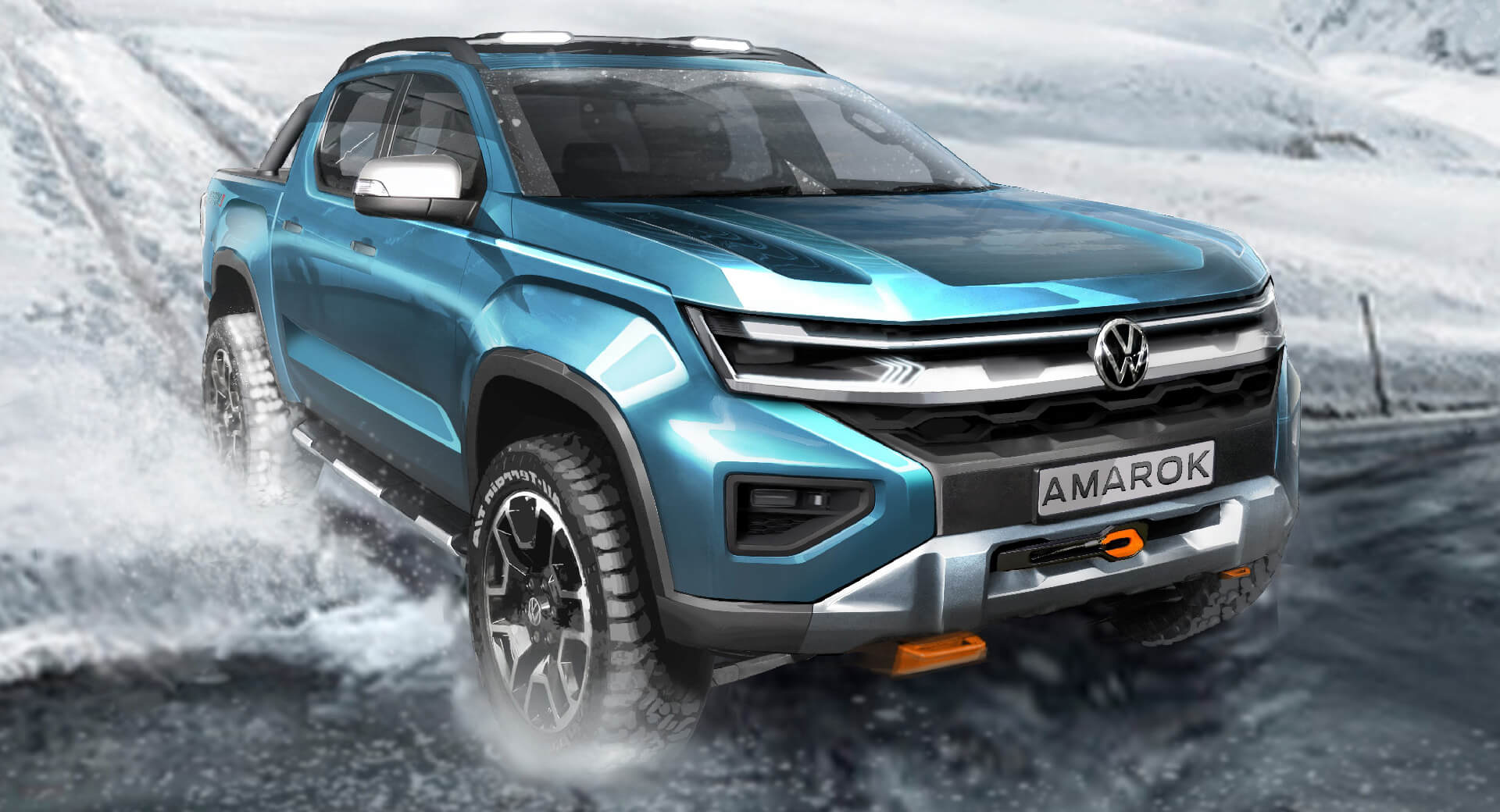 2022 VW Amarok’s Latest Teaser Is One Step Closer To The Production ...