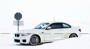 Mystery BMW M2 Test Mule Spotted With An Electric Powertrain | Carscoops