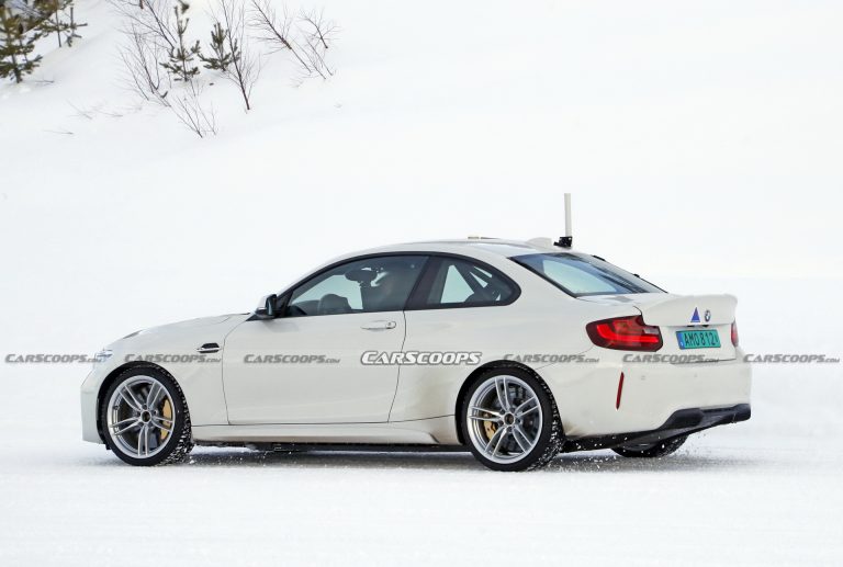 Mystery BMW M2 Test Mule Spotted With An Electric Powertrain | Carscoops