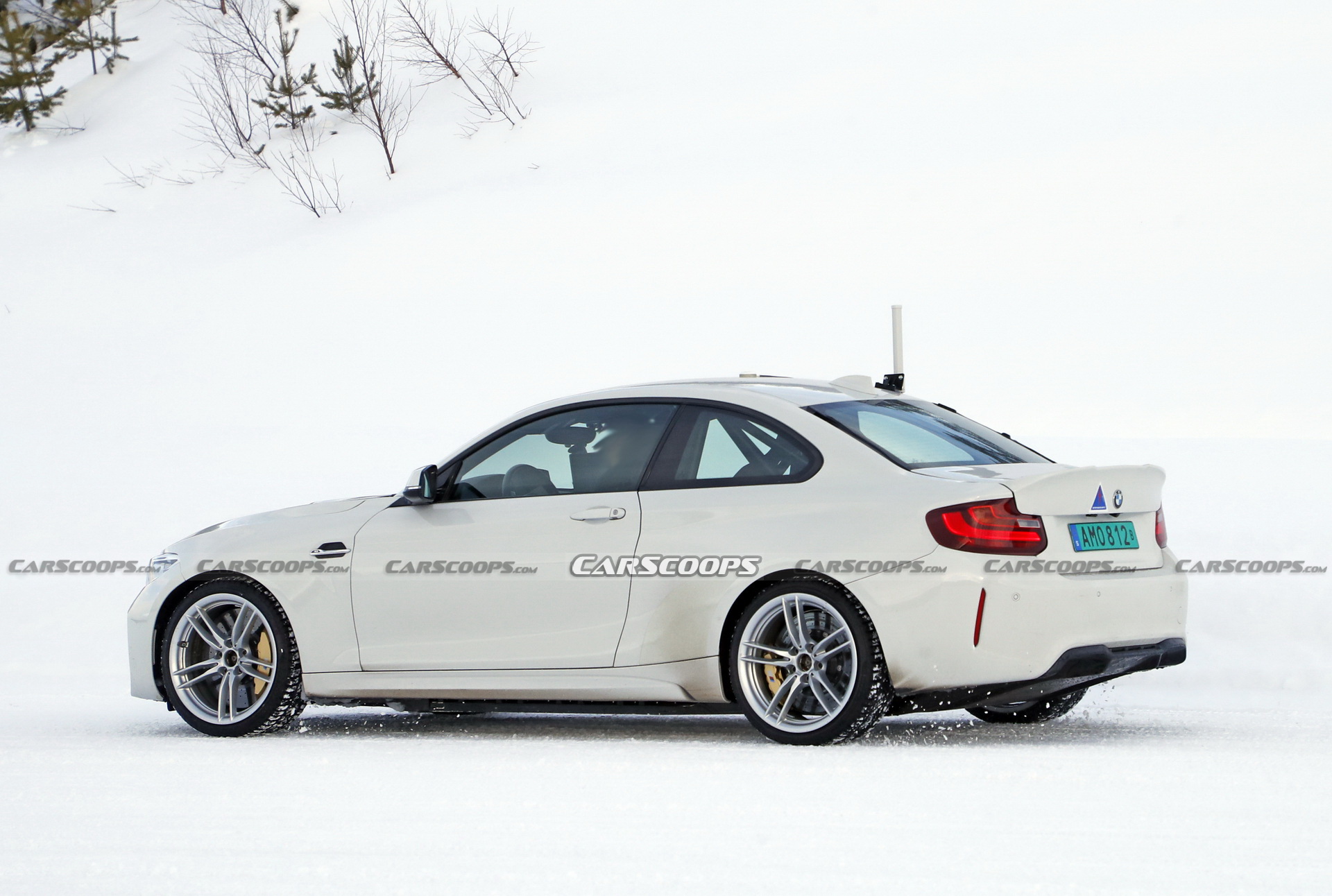 Mystery BMW M2 Test Mule Spotted With An Electric Powertrain | Carscoops