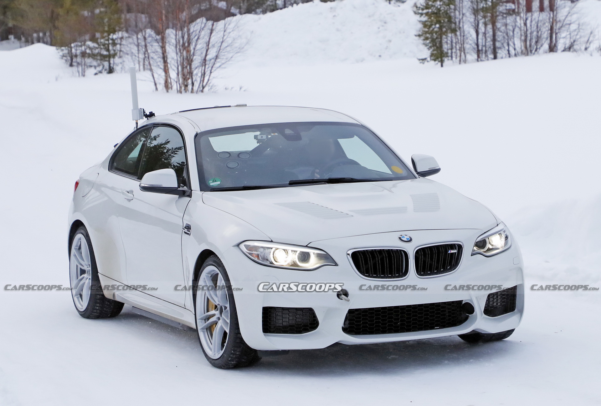 Mystery BMW M2 Test Mule Spotted With An Electric Powertrain | Carscoops