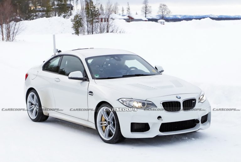 Mystery BMW M2 Test Mule Spotted With An Electric Powertrain | Carscoops