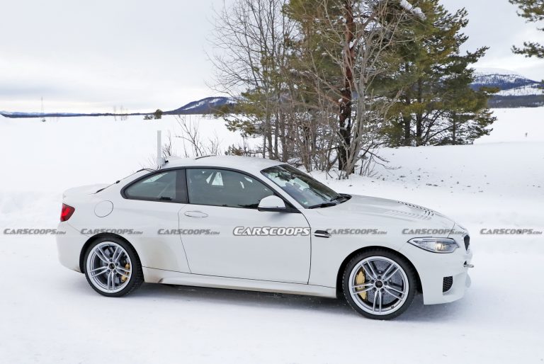 Mystery BMW M2 Test Mule Spotted With An Electric Powertrain | Carscoops