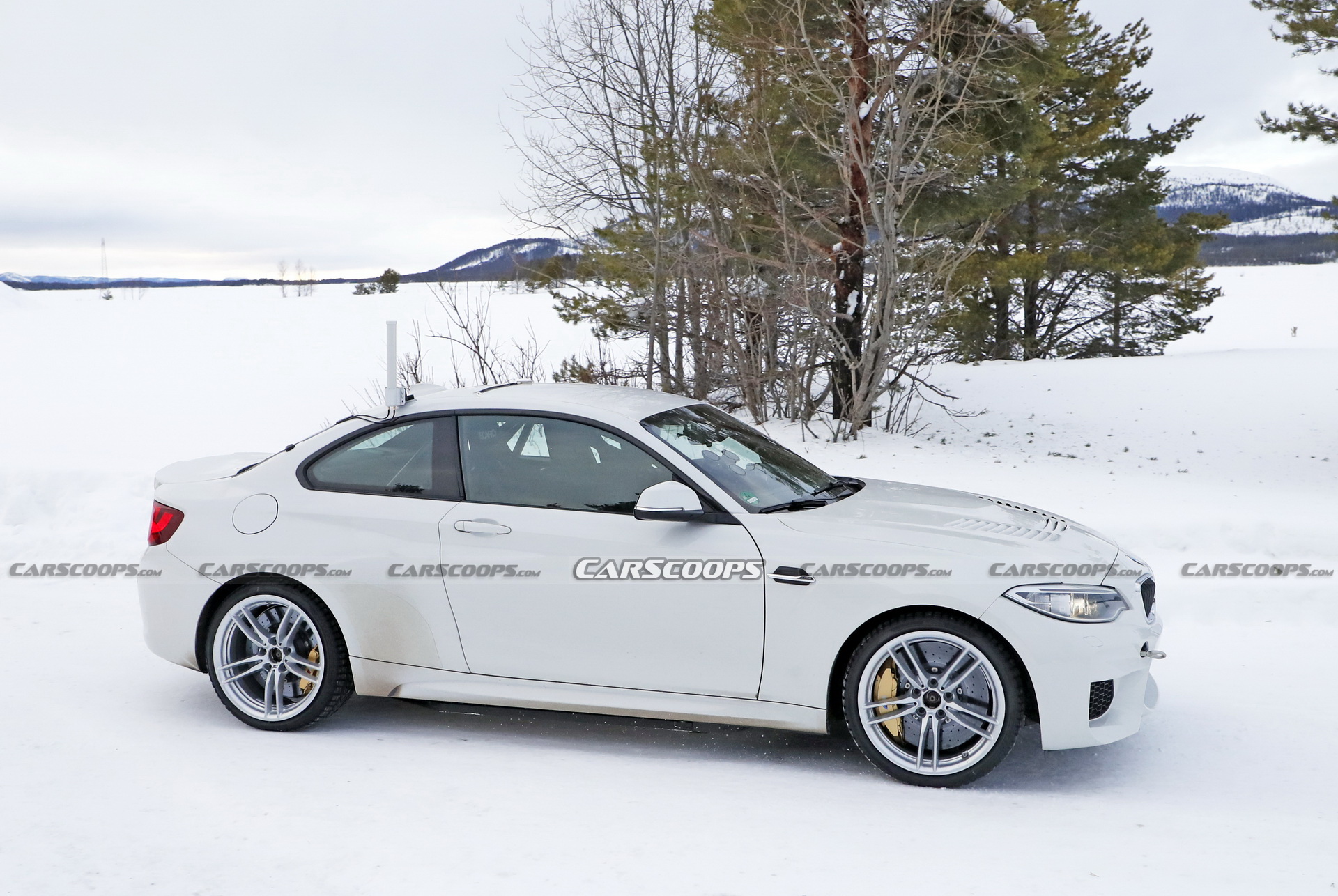 Mystery BMW M2 Test Mule Spotted With An Electric Powertrain | Carscoops