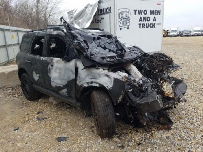 The First Wrecked Ford Bronco Sports Are Already Up For Sale | Carscoops