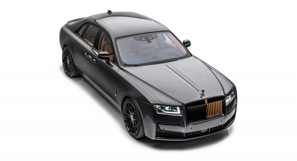 Mansory Brings 2021 Rolls-Royce Ghost In Touch With Its Golden Side ...