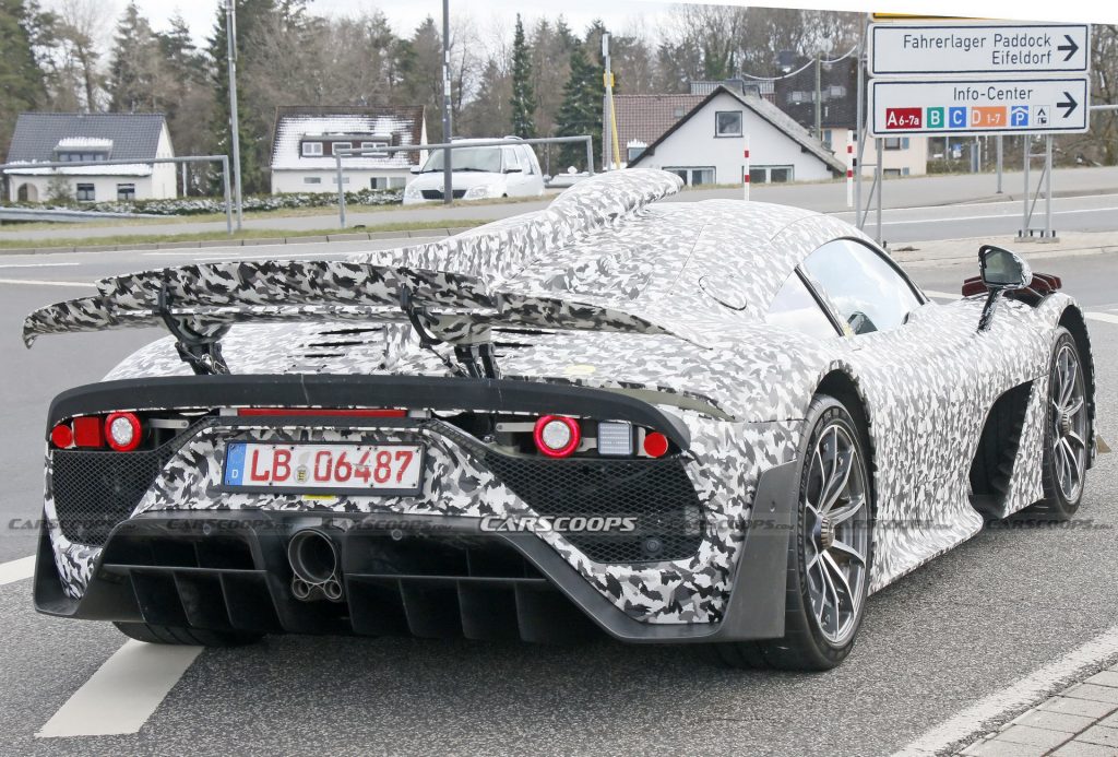 AMG Project One Rolls Up To The ‘Ring For Testing, Breaks Down Before ...