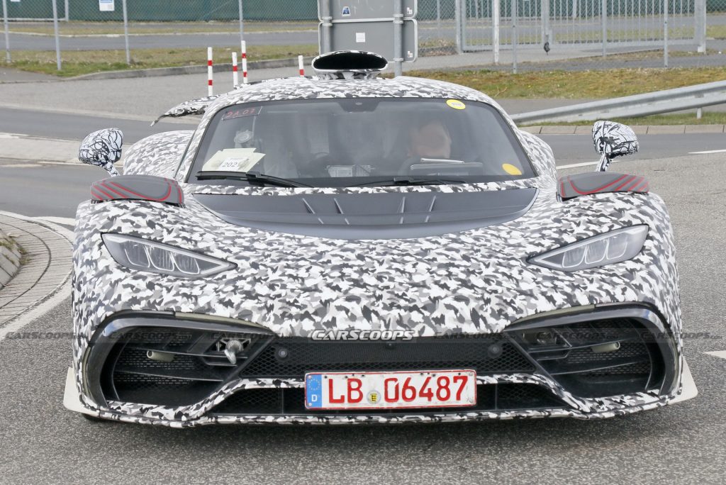 AMG Project One Rolls Up To The ‘Ring For Testing, Breaks Down Before ...