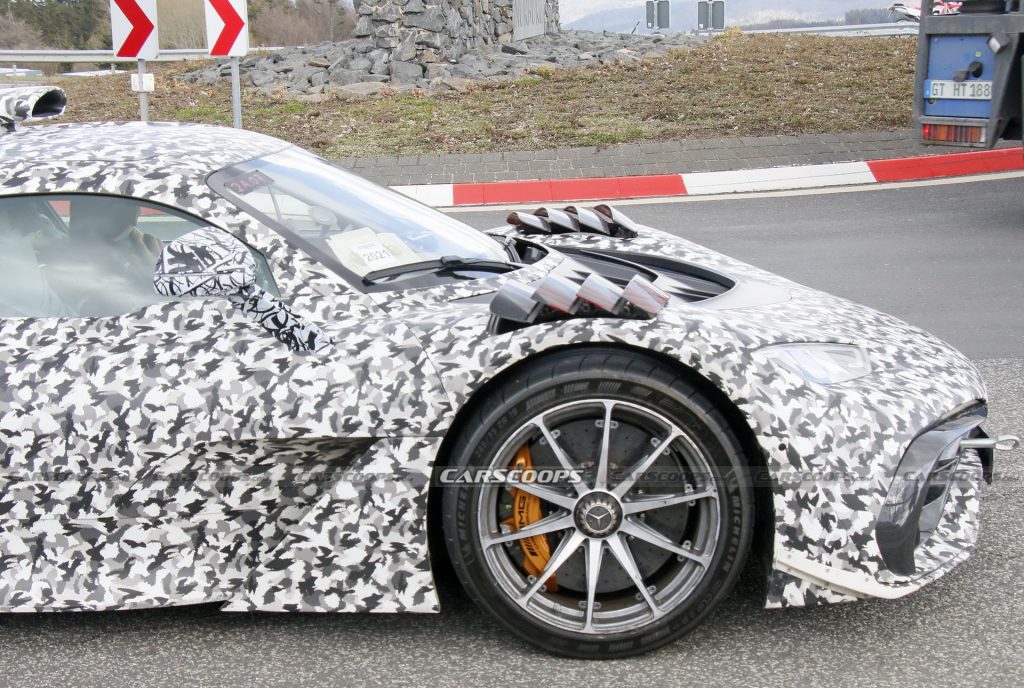 AMG Project One Rolls Up To The ‘Ring For Testing, Breaks Down Before ...