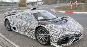 AMG Project One Rolls Up To The 'Ring For Testing, Breaks Down Before ...