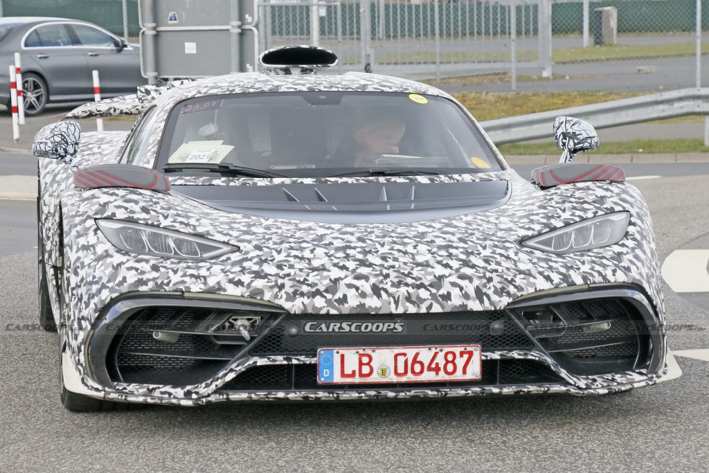 AMG Project One Rolls Up To The ‘Ring For Testing, Breaks Down Before ...