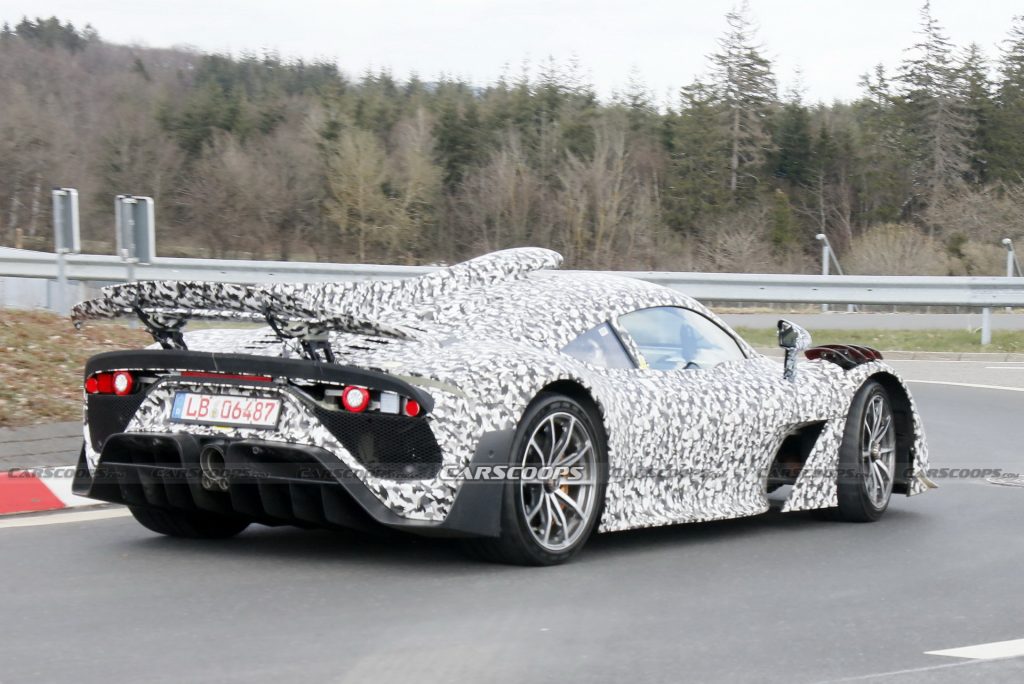 AMG Project One Rolls Up To The ‘Ring For Testing, Breaks Down Before ...