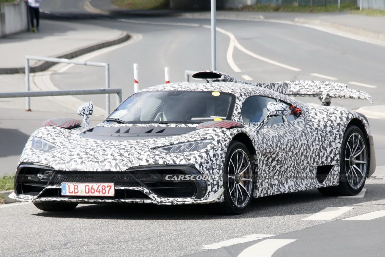 AMG Project One Rolls Up To The ‘Ring For Testing, Breaks Down Before ...