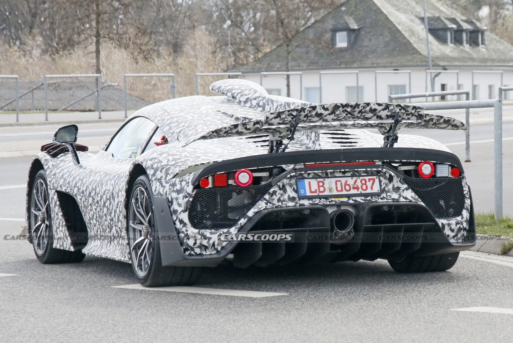 AMG Project One Rolls Up To The ‘Ring For Testing, Breaks Down Before ...