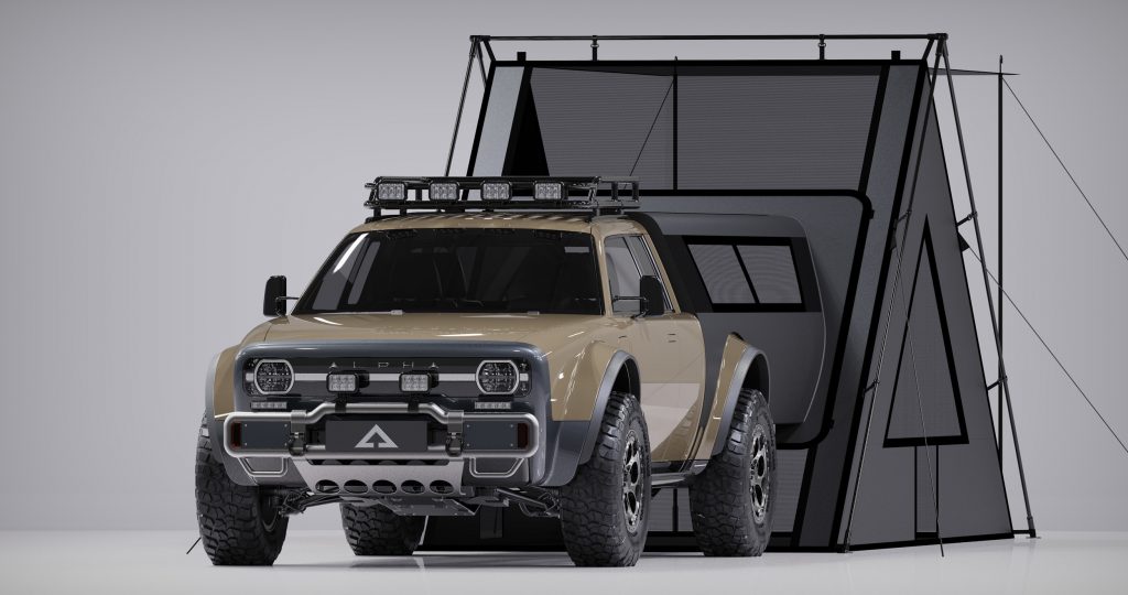 Alpha Wolf+ Gives The Electric Pickup Extra Space With Extended Cab ...