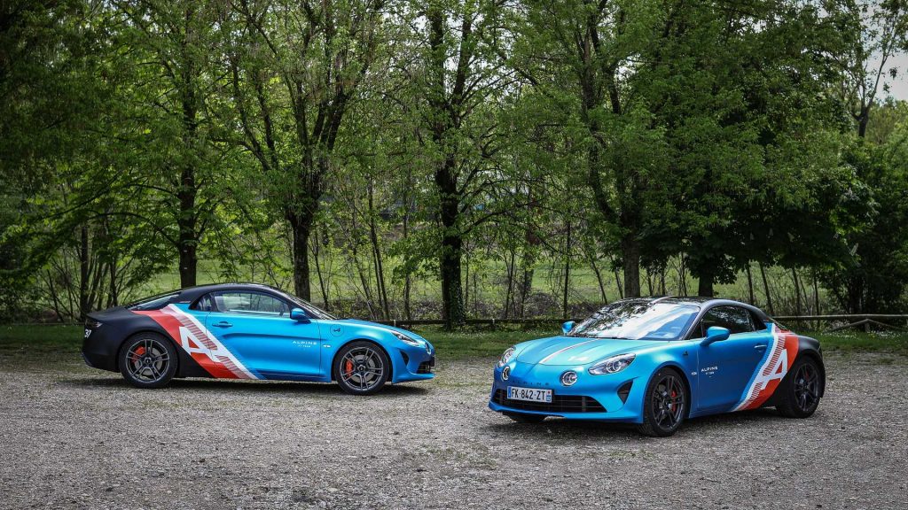 Alpine Unveils Special A110S For Alonso And Ocon With F1 Livery | Carscoops