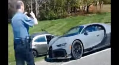 Rare Bugatti Chiron Pur Sport Involved In A Minor Crash In The U.S ...