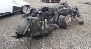 This Crumpled And Burnt Mess Used To Be A Ford GT - And It's For Sale ...