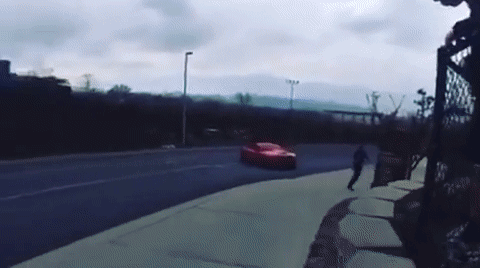 Red Ford Mustang Almost Takes Out Bystanders In Latest Crash | Carscoops