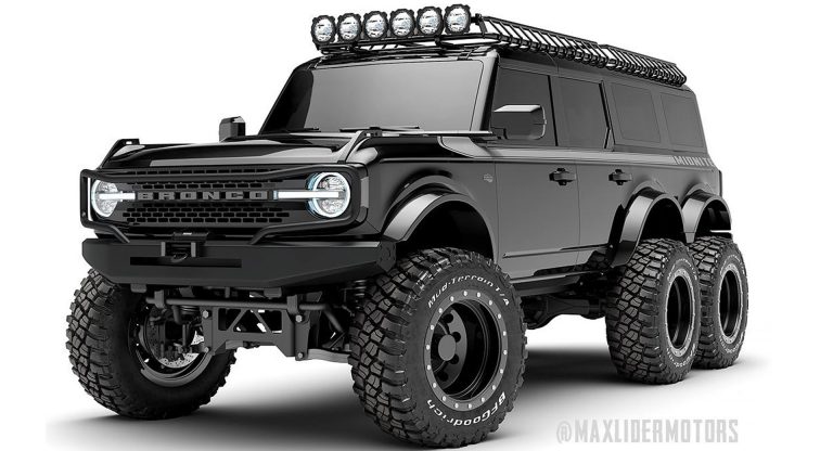Of Course The New Ford Bronco Is Getting A Six-Wheeled Conversion ...