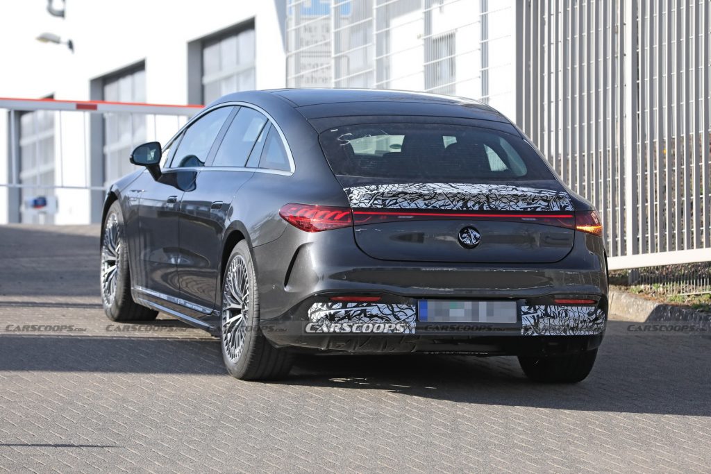 Hotter Mercedes-AMG EQS Electric Performance Sedan Spotted Out In The ...