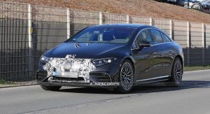 Hotter Mercedes-AMG EQS Electric Performance Sedan Spotted Out In The ...