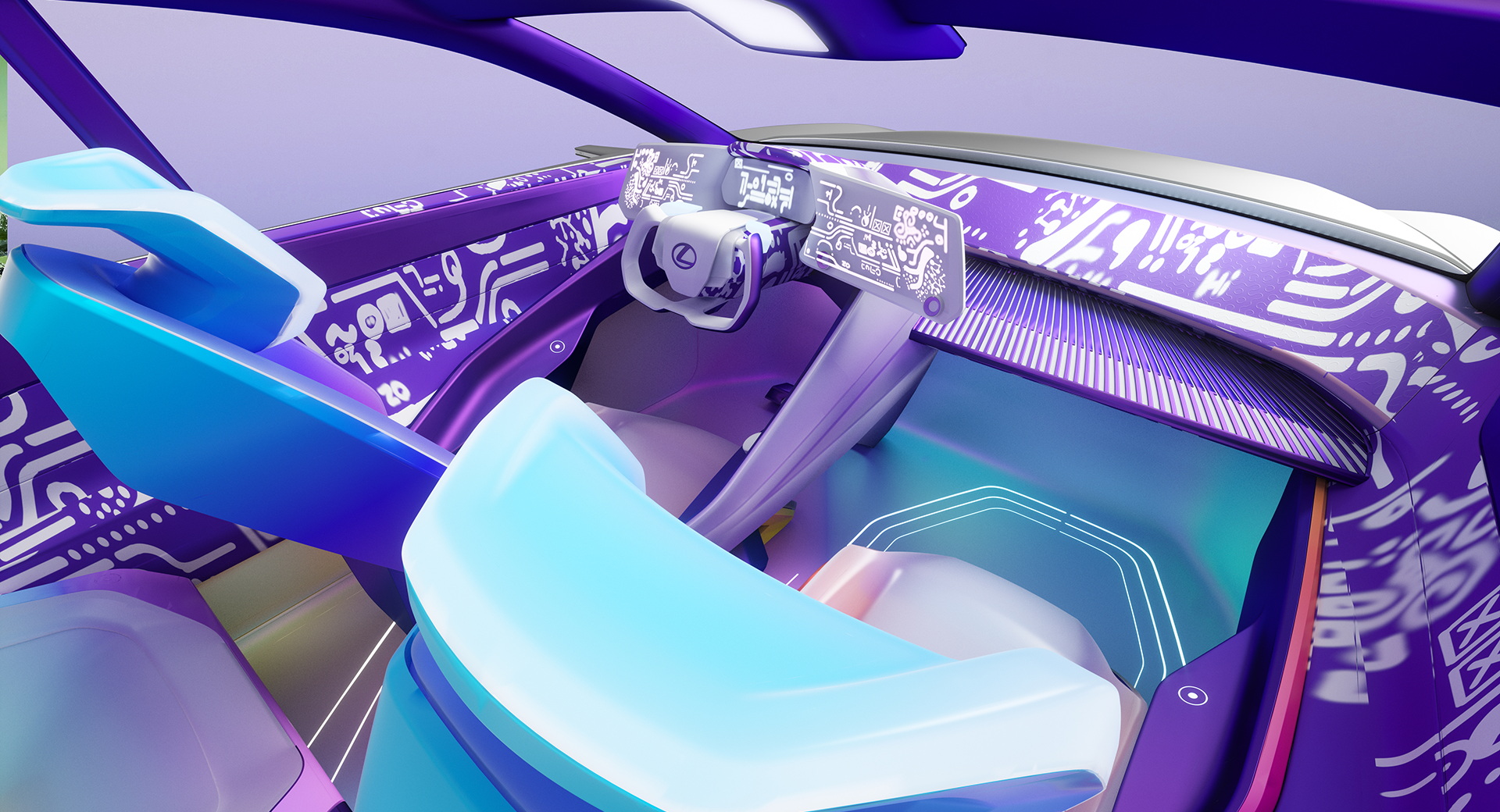 Lexus Turns To World Of Design For Wild LF-Z Electrified Interior ...