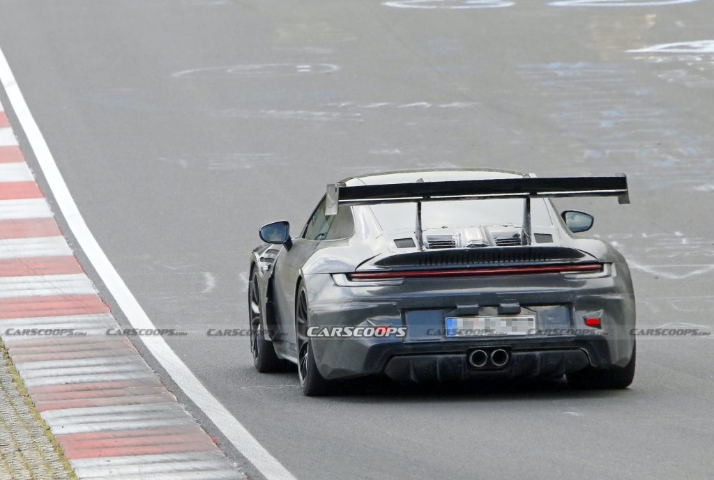 Massive Wing Caught Testing On The Nürburgring, Has New 911 GT3 RS ...