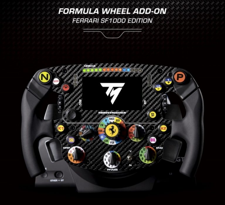 Thrustmaster Releases Incredibly Realistic Ferrari SF1000 F1 Steering ...