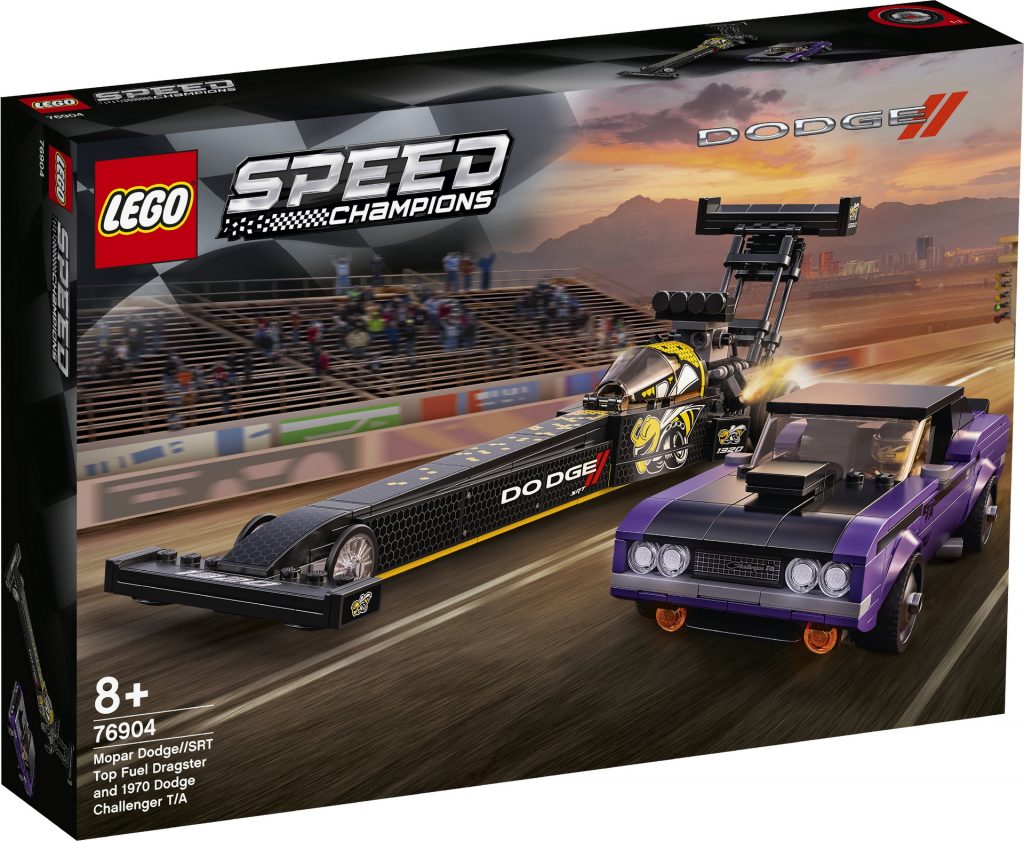 LEGO Unveils Dodge Top Fuel Drag Set That Includes 1970 Challenger ...