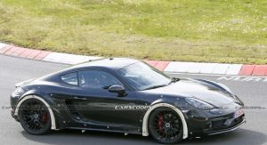 Mystery Widebody Porsche 718 Test Mule Makes Another Appearance | Carscoops