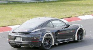 Mystery Widebody Porsche 718 Test Mule Makes Another Appearance | Carscoops