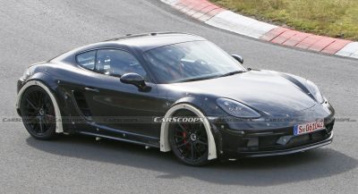 Mystery Widebody Porsche 718 Test Mule Makes Another Appearance | Carscoops